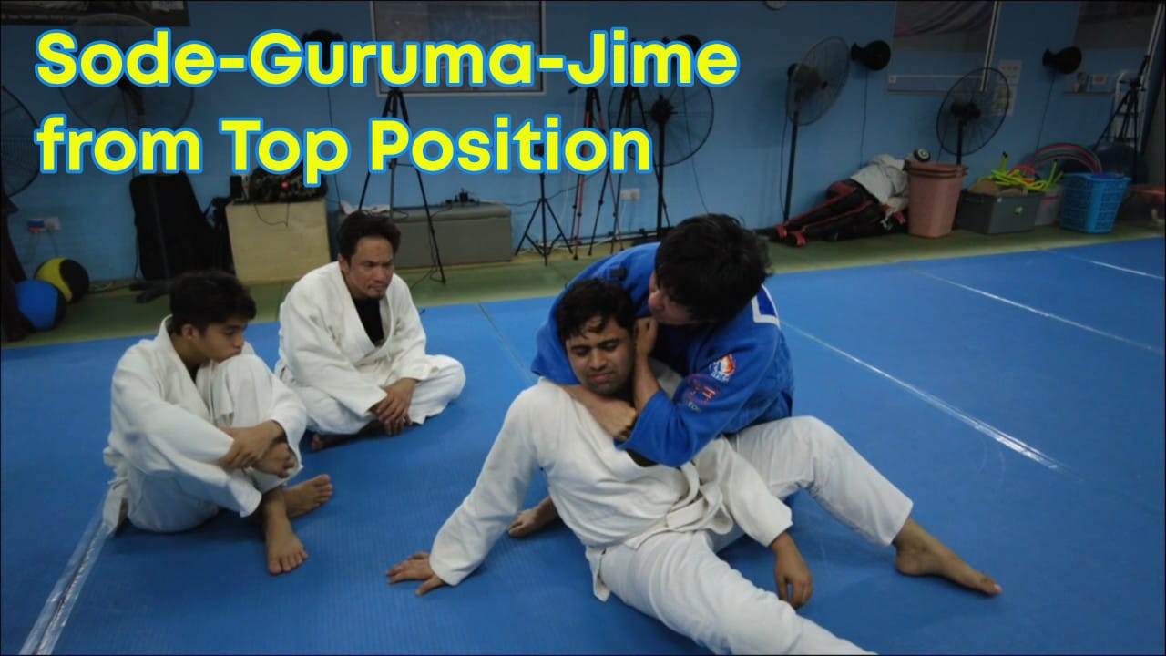 Sode-Guruma-Jime from Top Position - KL Judo